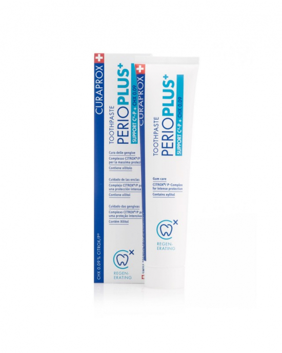 Curaprox Perio Plus+ Support CHX 0.09% Tandkräm 75 ml - Tandshopen
