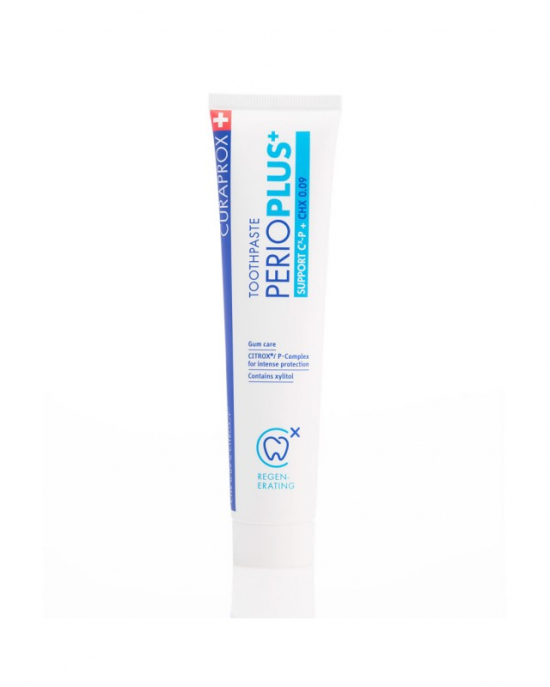 Curaprox Perio Plus+ Support CHX 0.09% Tandkräm 75 ml - Tandshopen