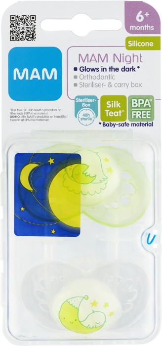 MAM Night 6+ månader 2 st