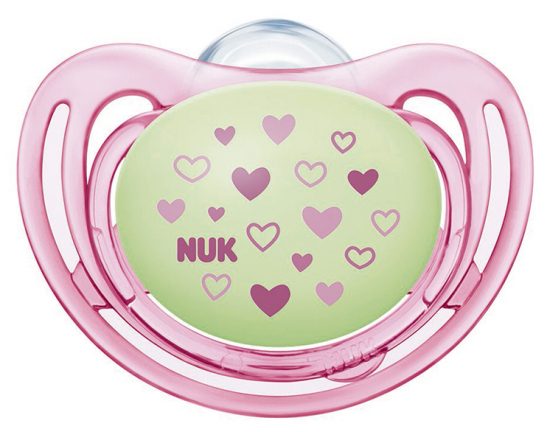 NUK Napp Freestyle Night & Day Rosa / Lila 6 - 18 mån