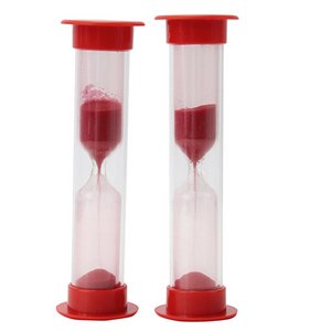 Timglas Röd 2 minuter