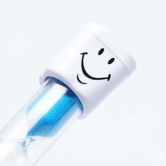 Timglas med Smile Blå 2 minuter - Tandshopen
